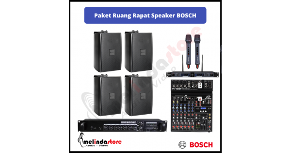 Paket Sound System Ruang Rapat Speaker Bosch